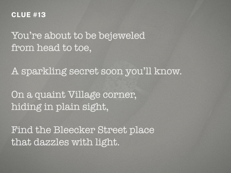The Knot's 13 Ring Hunt Across NYC Details