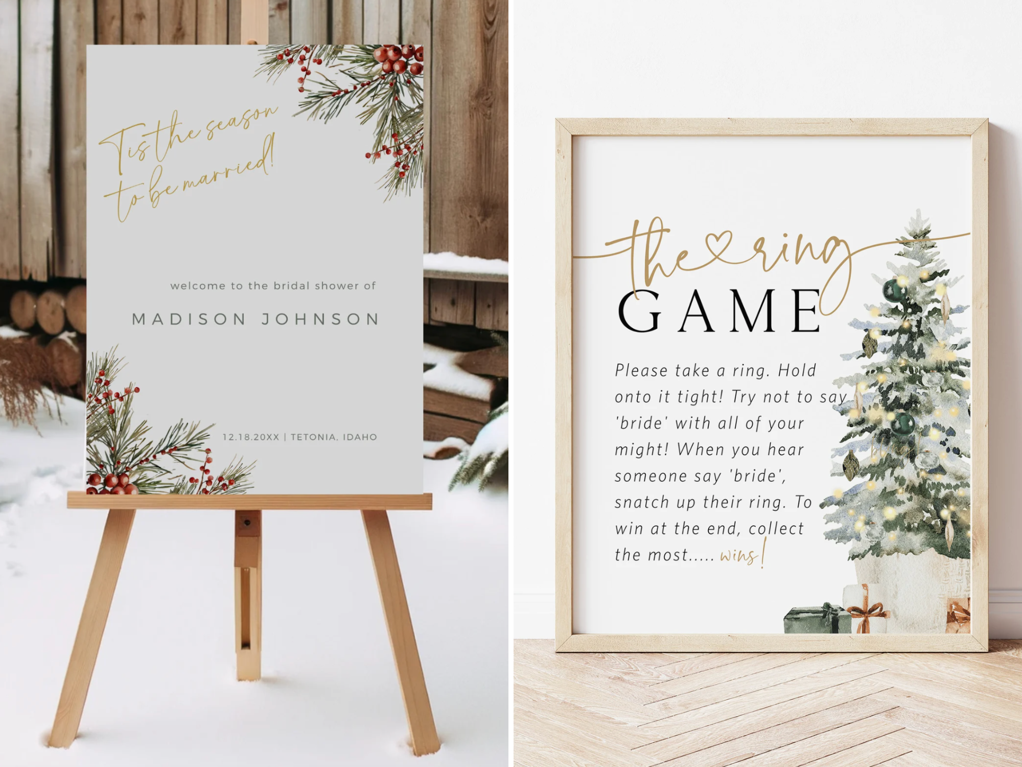 20 Glowing Christmas Bridal Shower Must-Haves That Are Lit AF