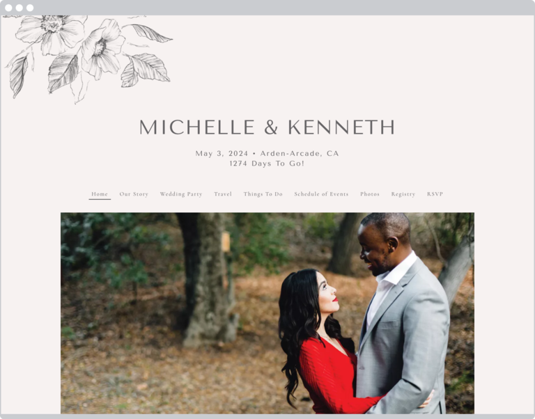 The Knot Wedding Website Examples