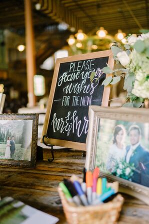Photo Display at Reception