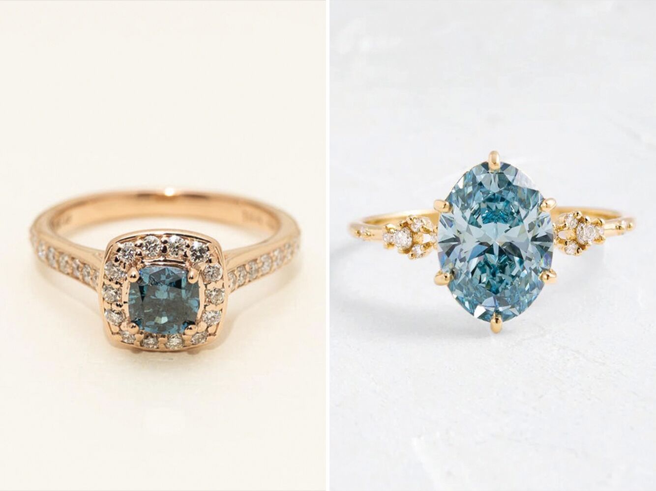 Learn the Details and Shop Gorgeous Blue Diamond Engagement Rings