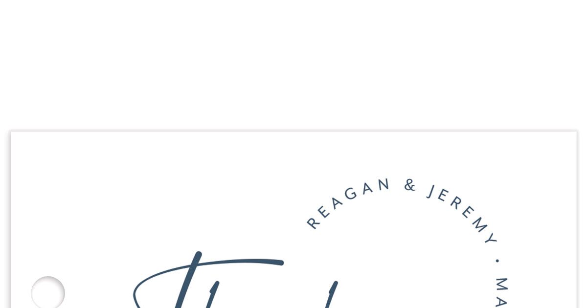 Signature Style Favor Gift Tags