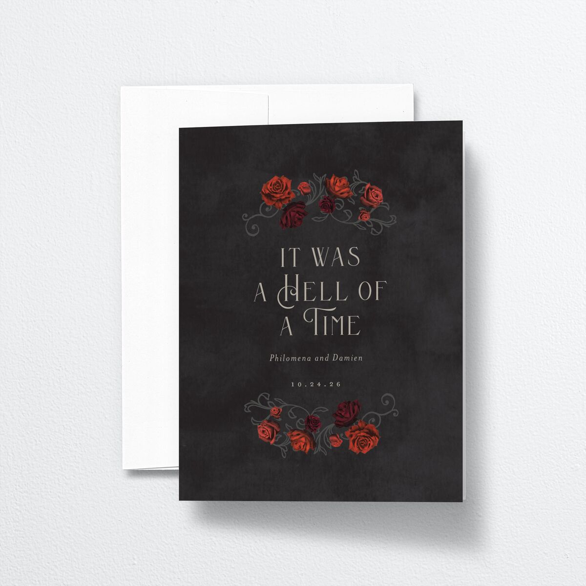 Gothic Gate Thank You Cards | The Knot