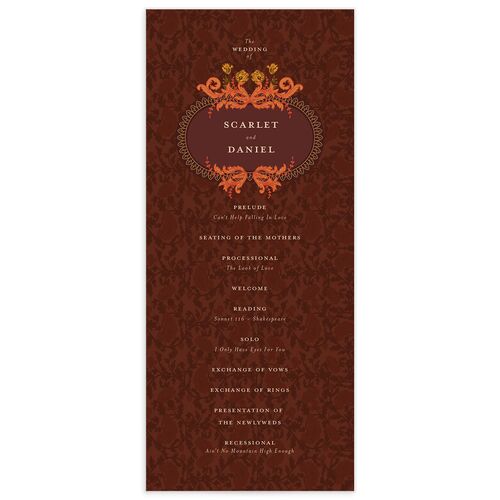 Kaleidoscope Tapestry Wedding Invitations