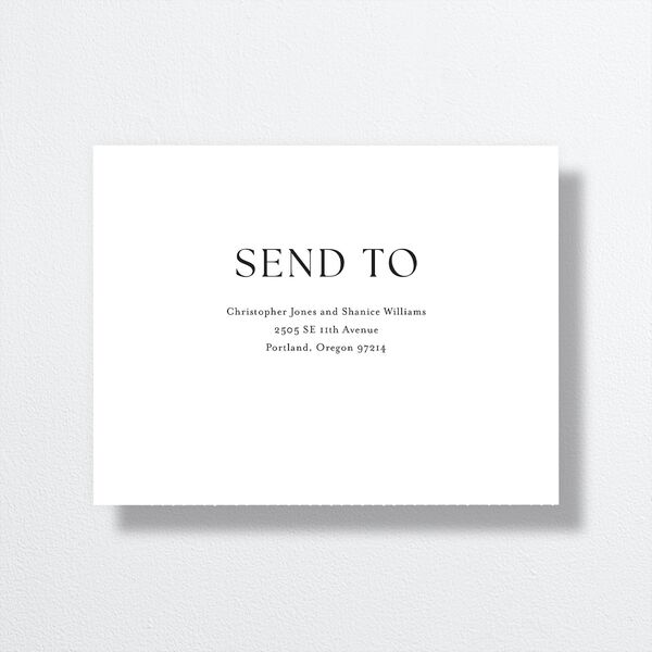 The Knot - Simple Frame All-in-One Wedding Invitations