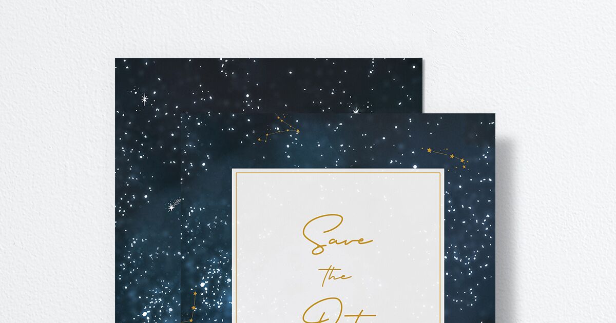 Starry Night Save The Date Cards | The Knot
