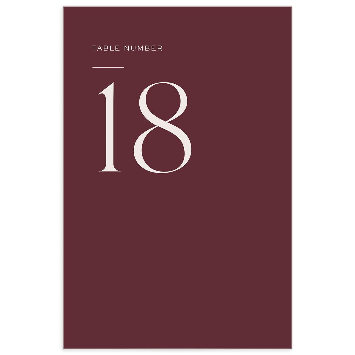 Modern Love Table Numbers | WeddingWire