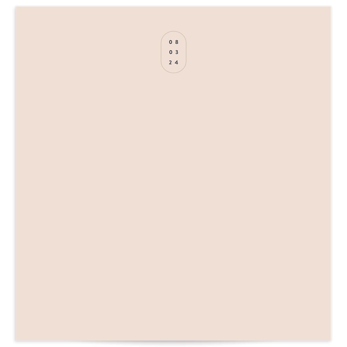 Organic Swash Wedding Invitations