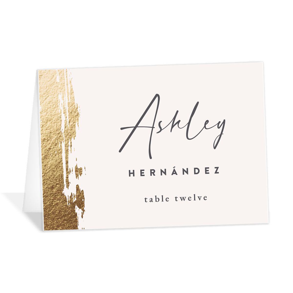 Organic Swash Wedding Invitations