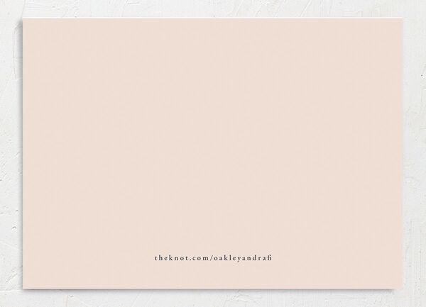 Organic Swash Save The Date Cards | The Knot