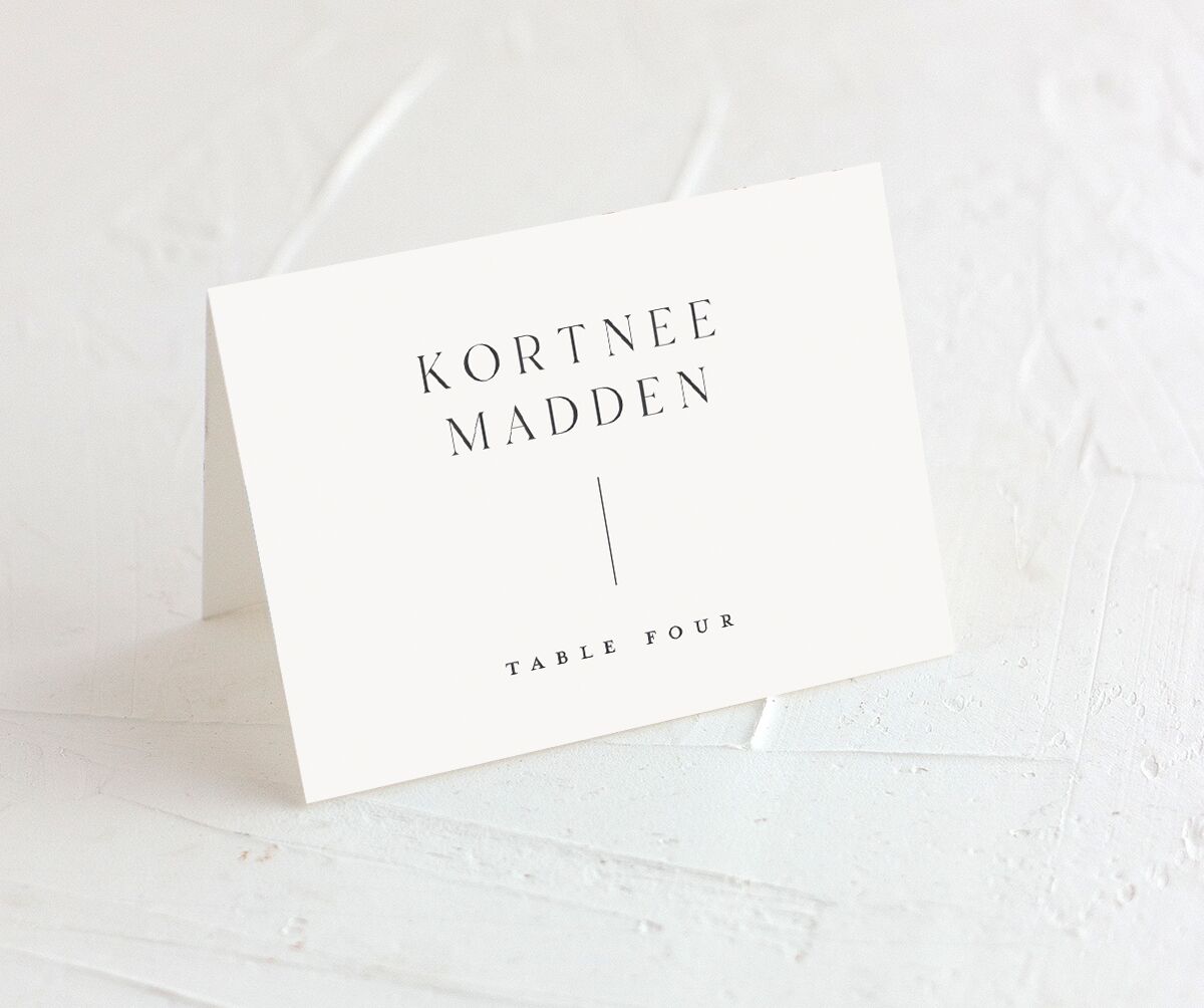 Floral Sketch Place Cards | The Knot
