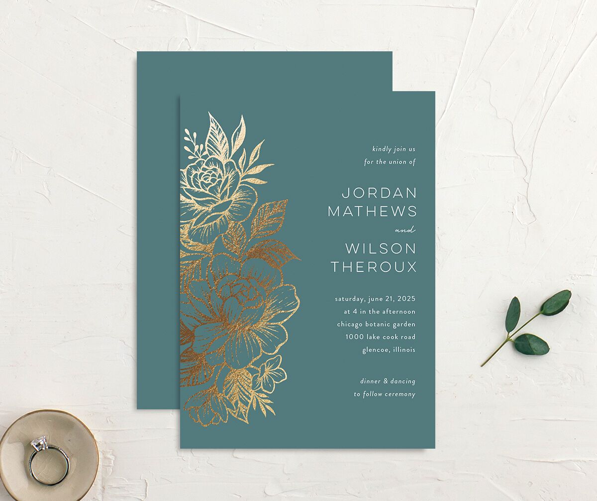 Timeless Garden Wedding Invitations | The Knot