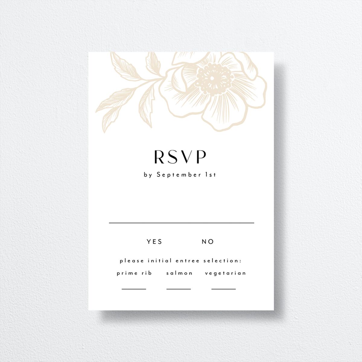 Exotic Wedding Response Cards | The Knot