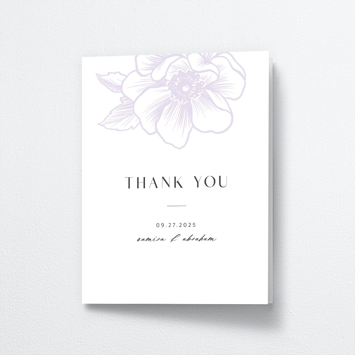Exotic Thank You Cards | The Knot