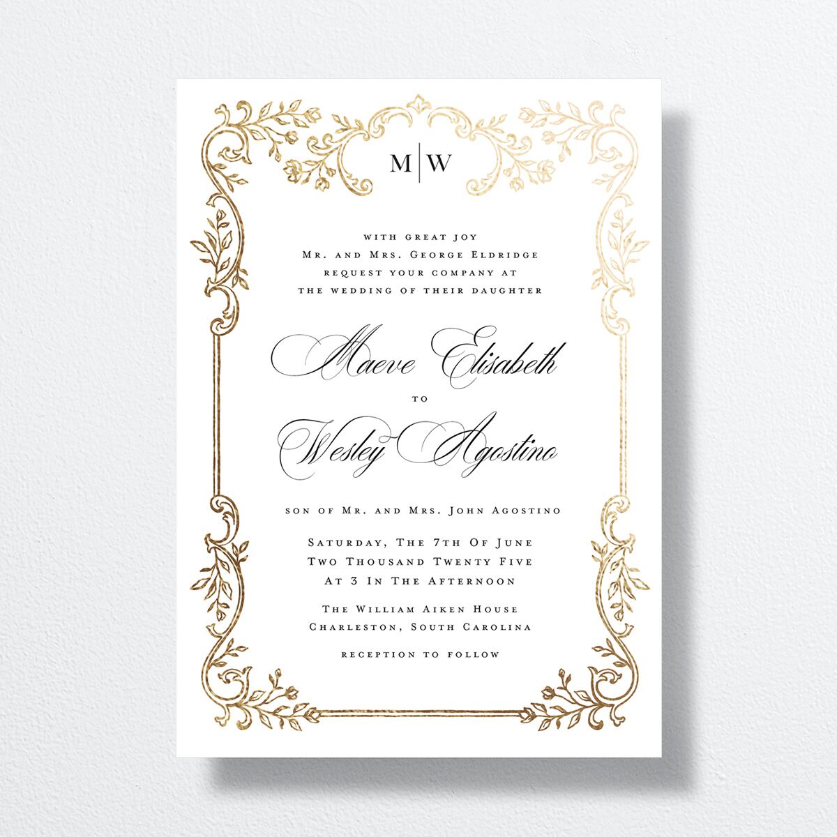Opulences Wedding Invitations | The Knot