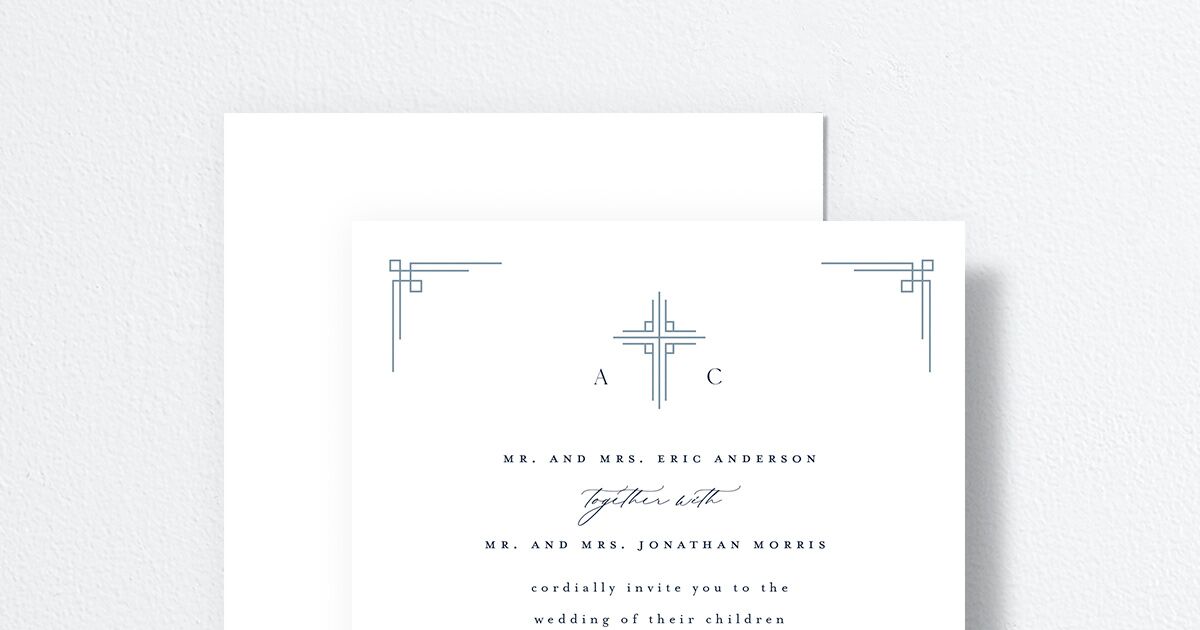 Church Cross Wedding Invitations | The Knot