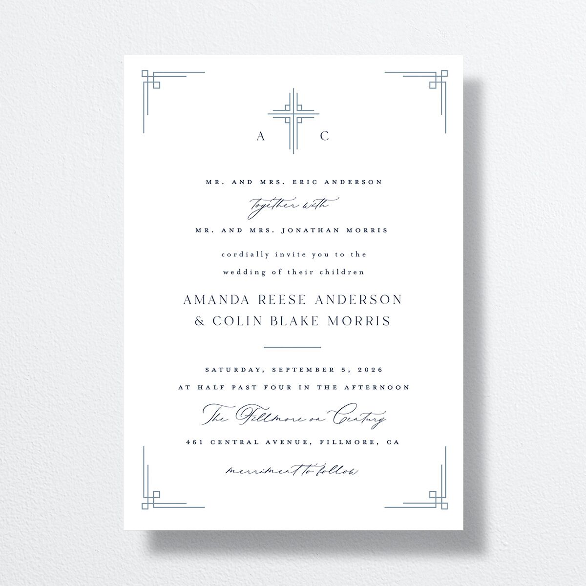 Church Cross Wedding Invitations | The Knot