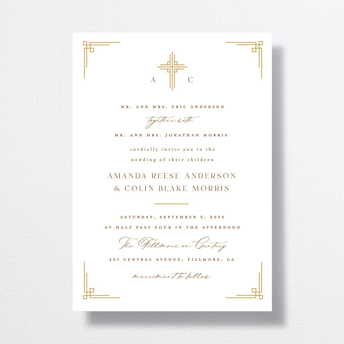 Church Cross Wedding Invitations | The Knot