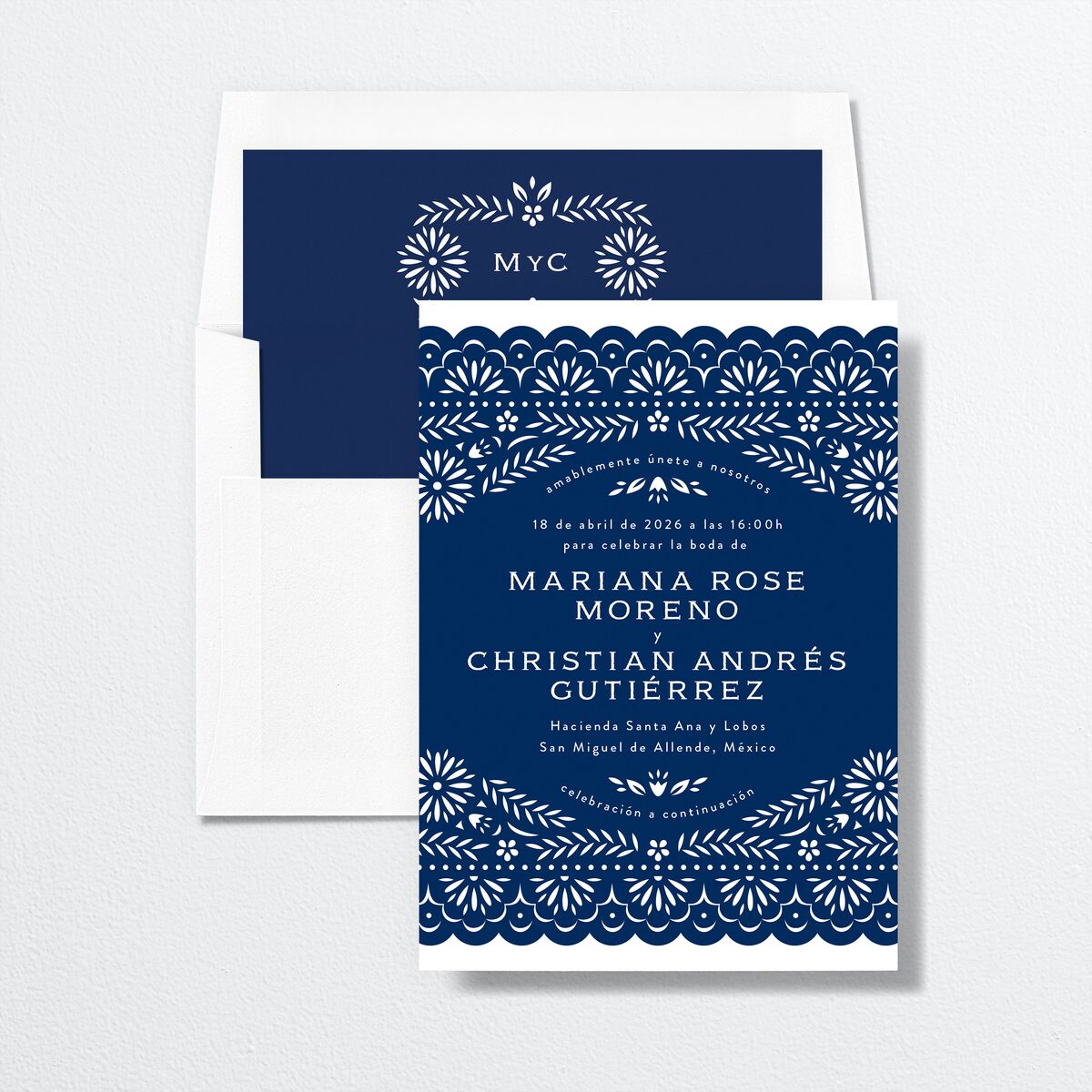 Papel Picado Standard Envelope Liners | The Knot