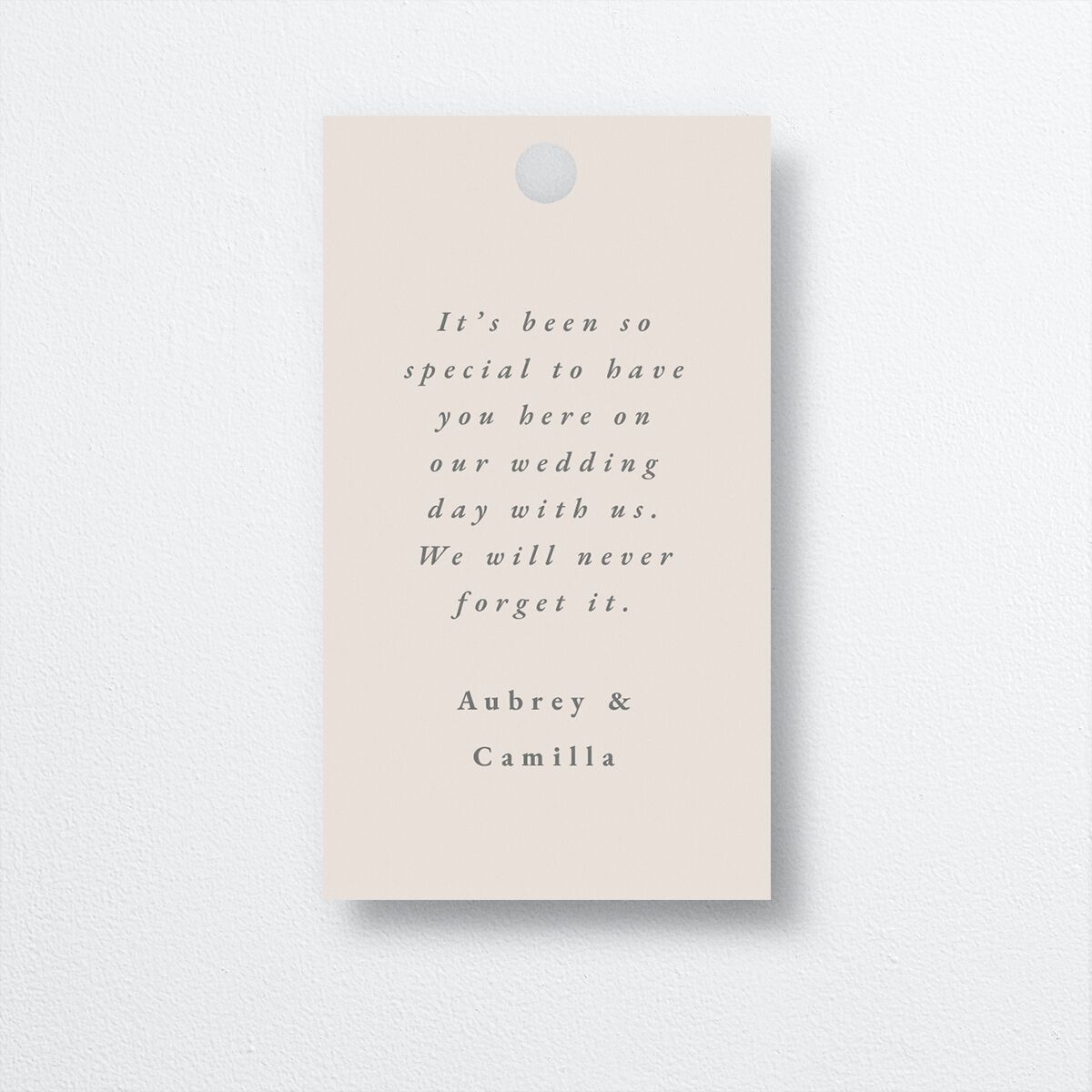The Knot - Gilded Branches Favor Gift Tags