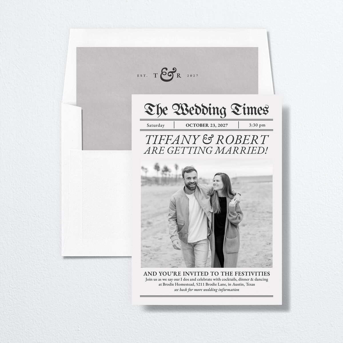 The Knot - Newspaper Envelope Liners