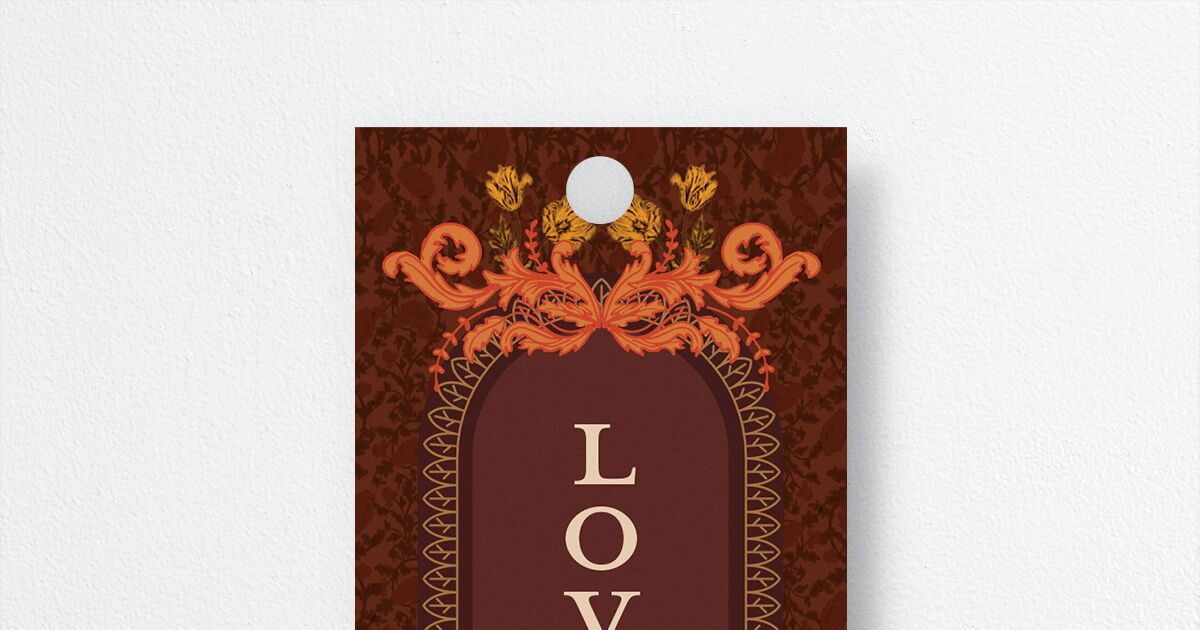 The Knot - Kaleidoscope Tapestry Favor Gift Tags
