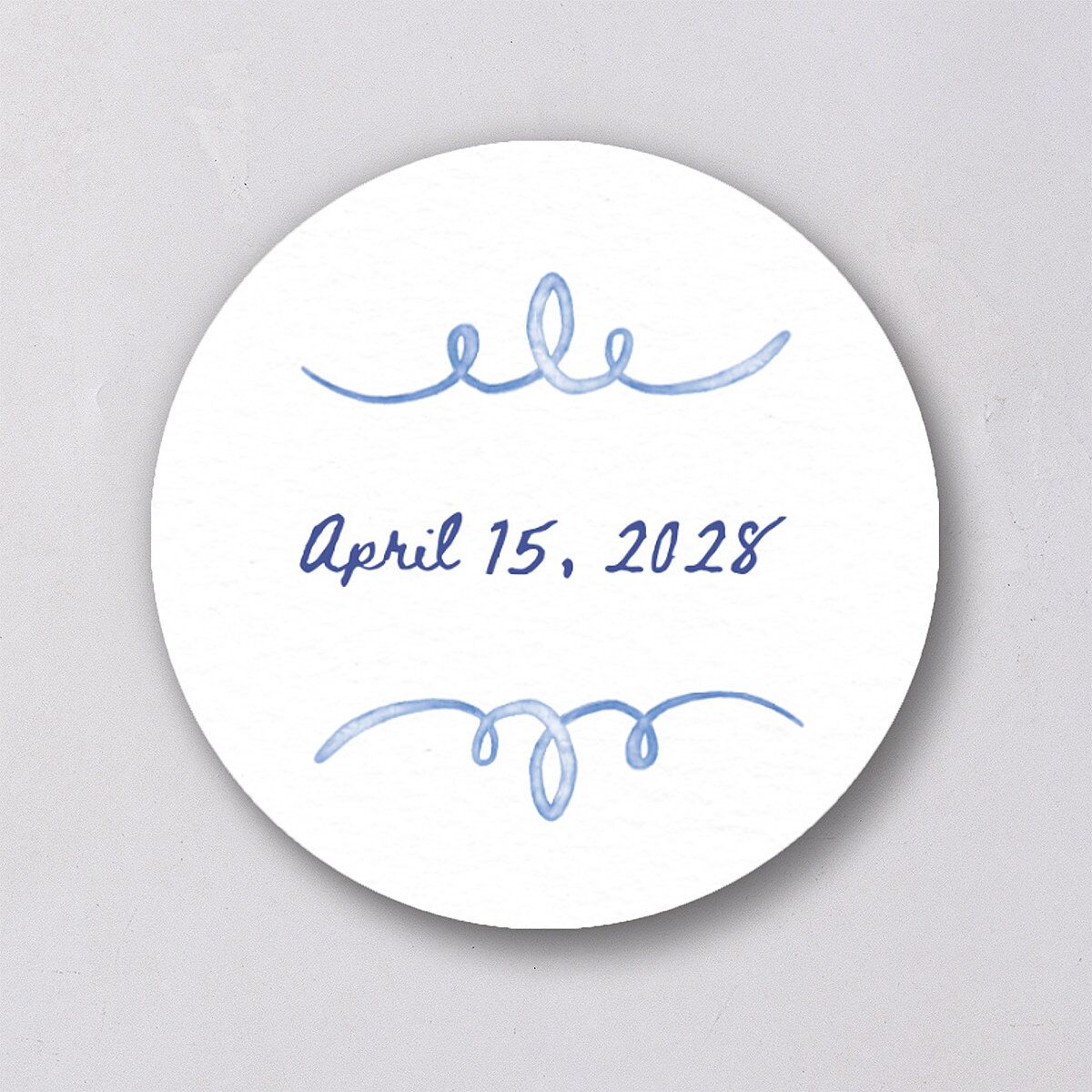 The Knot - Countryside Crest Wedding Stickers