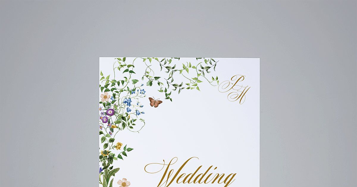 Opulent Garden Standard Direction Sign Large | The Knot