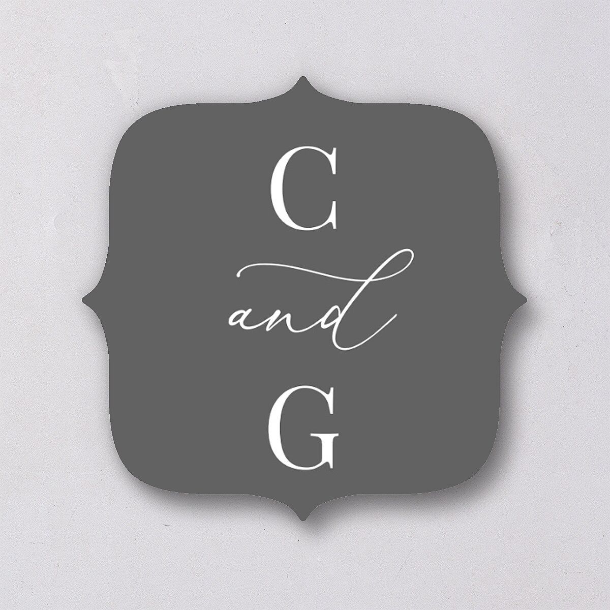 Romantic Calligraphy Wedding Stickers | The Knot